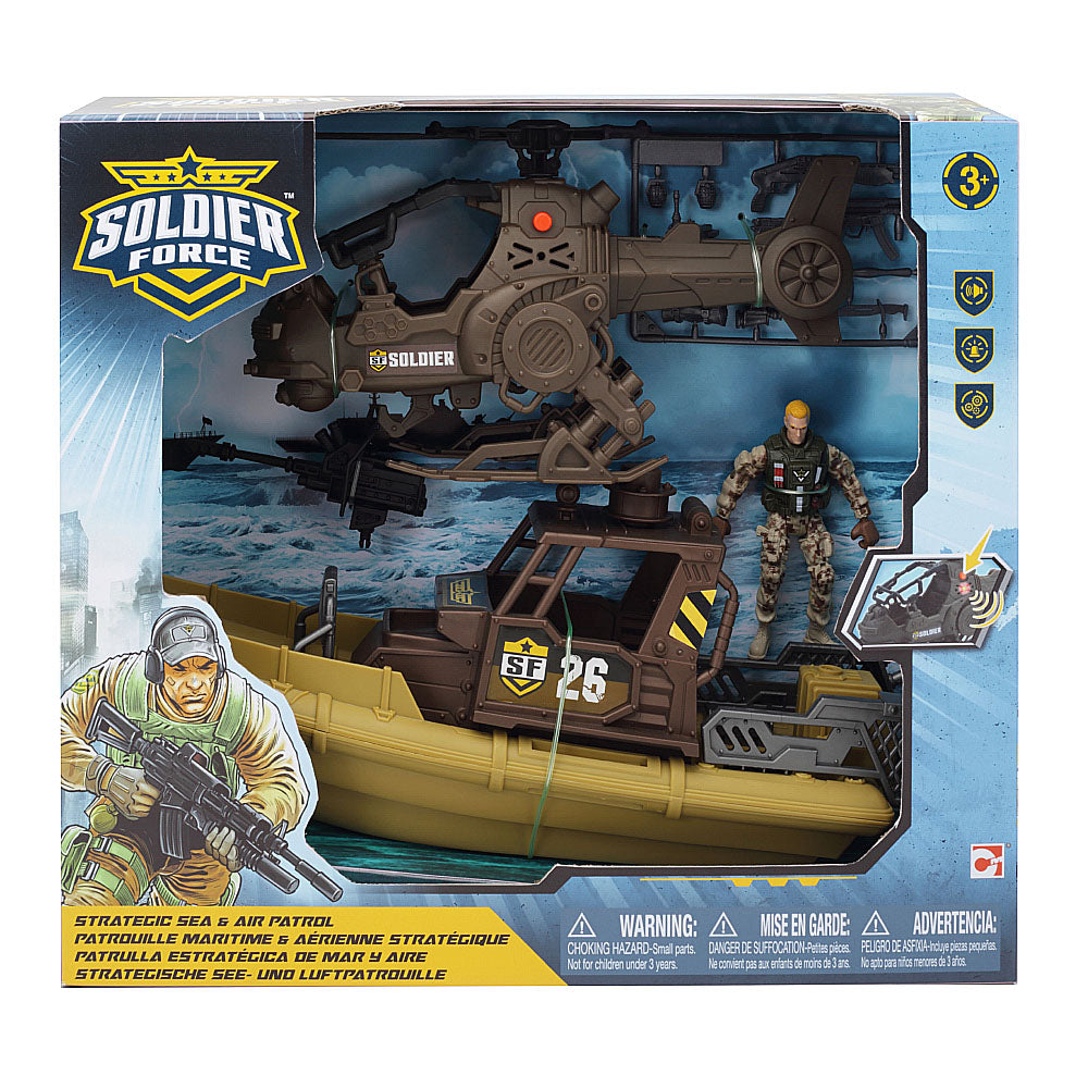 SOLDIER FORCE STRATEGIC & AIR PATROL PLAYSET | Shine Beacon