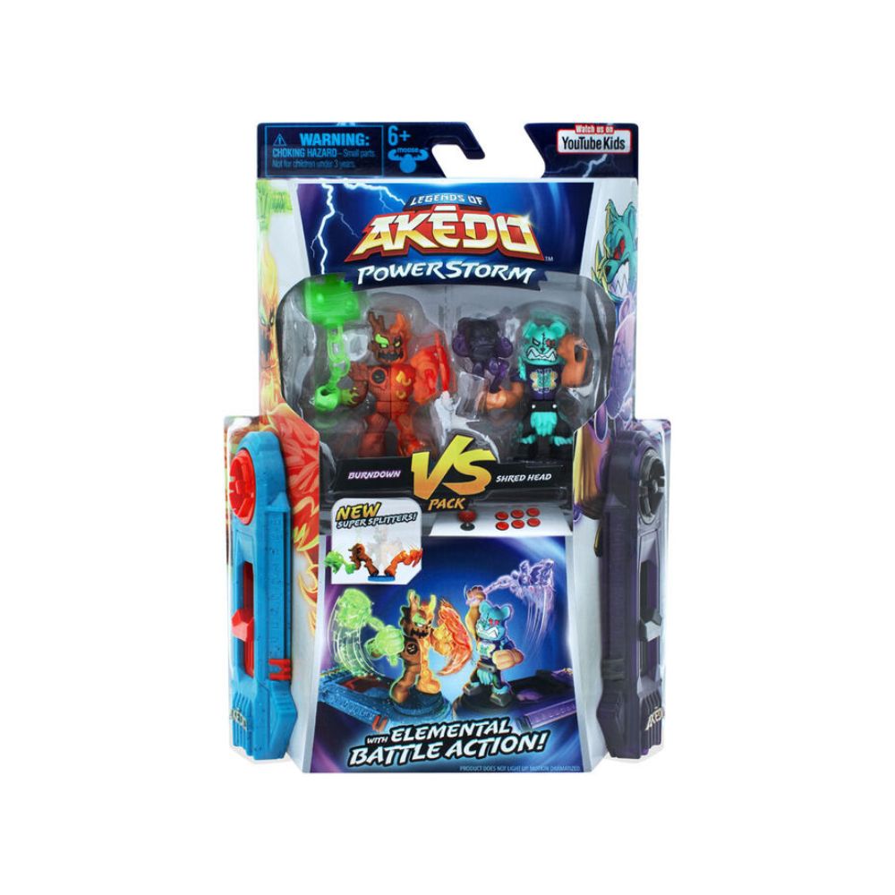 Akedo S4 Versus Pk Burndown Vs Shred Head– Shine Beacon