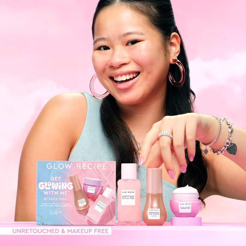 Glow Recipe Get Glowing with Me Kit by Katie Fang with Hue Drops Tinted ...